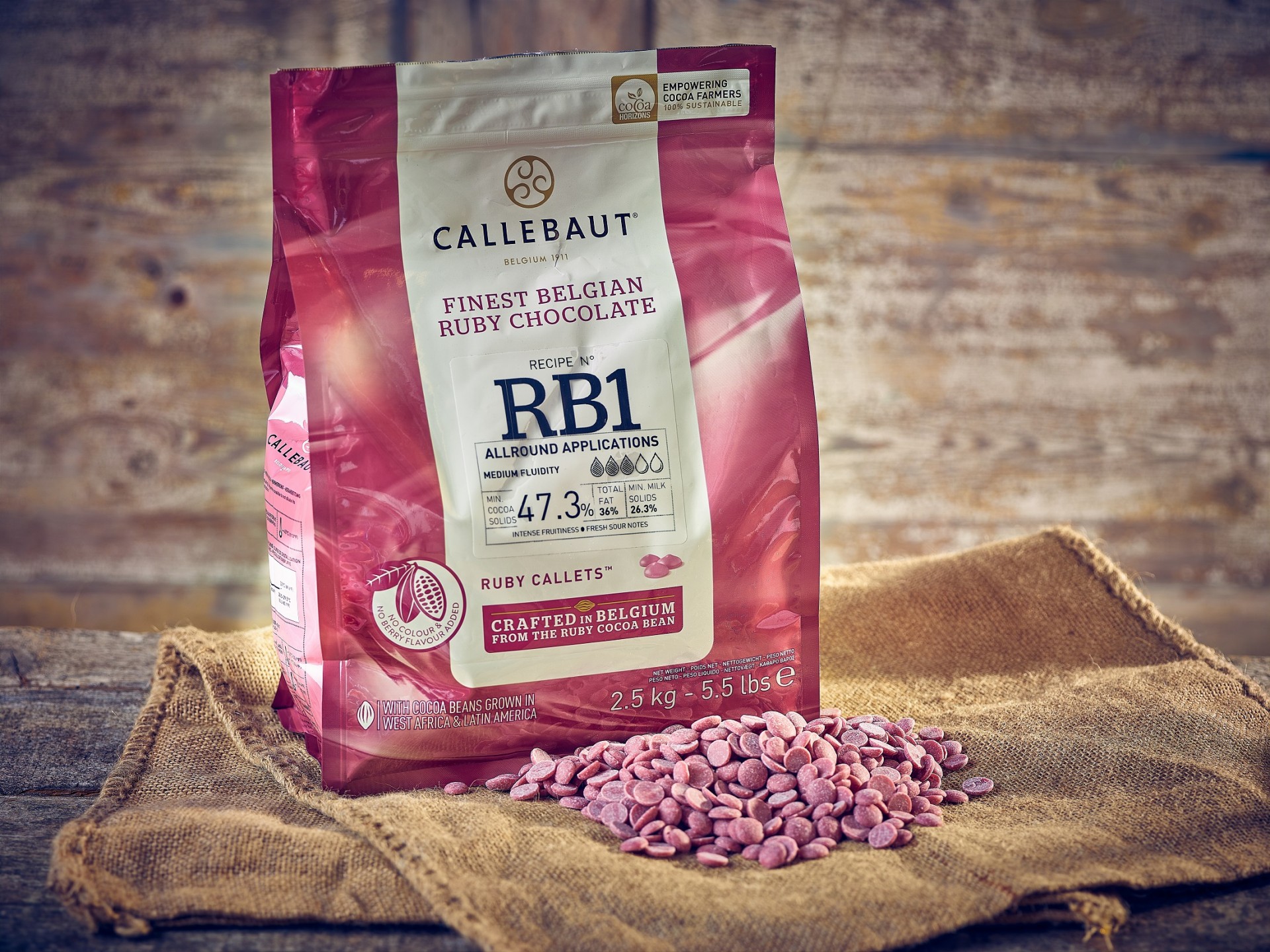CALLEBAUT Ruby Chocolate Callets