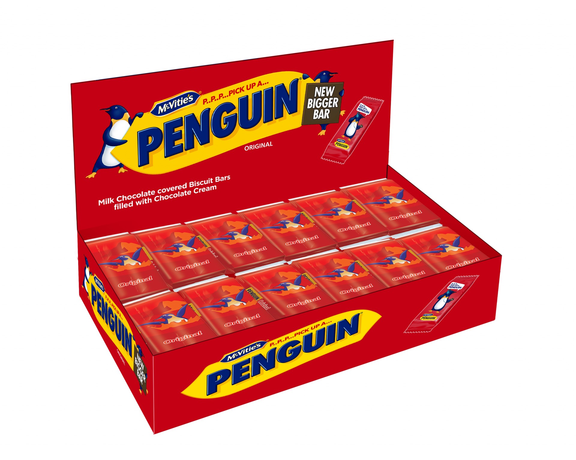 Bulk Buy MCVITIES Penguin Chocolate Biscuit Bars Wholesale | KFF