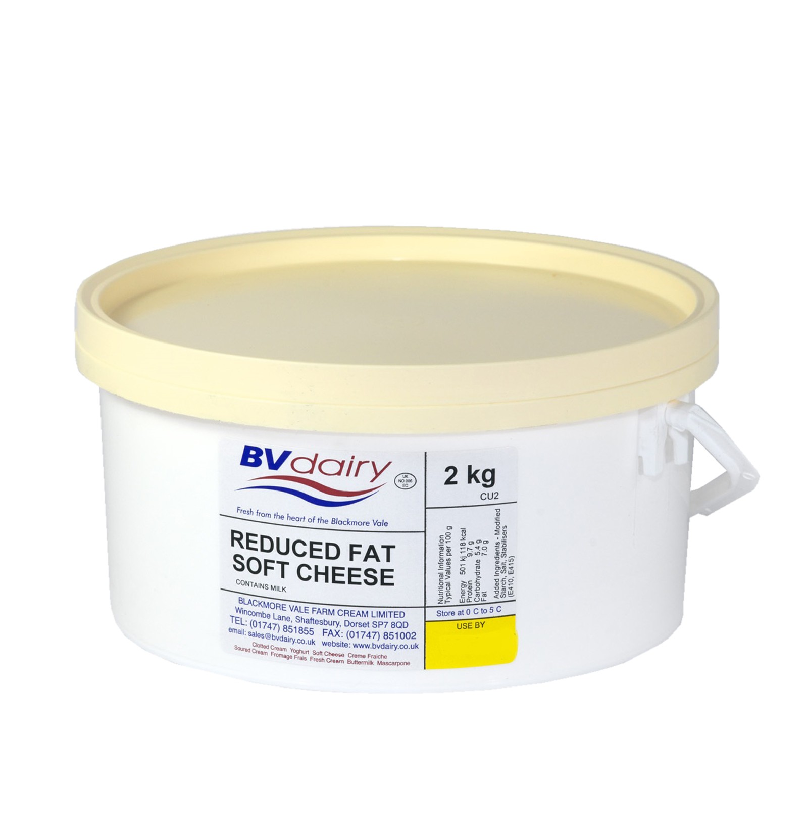 Bulk Buy BV DAIRY Reduced Fat Soft Cheese Wholesale | KFF
