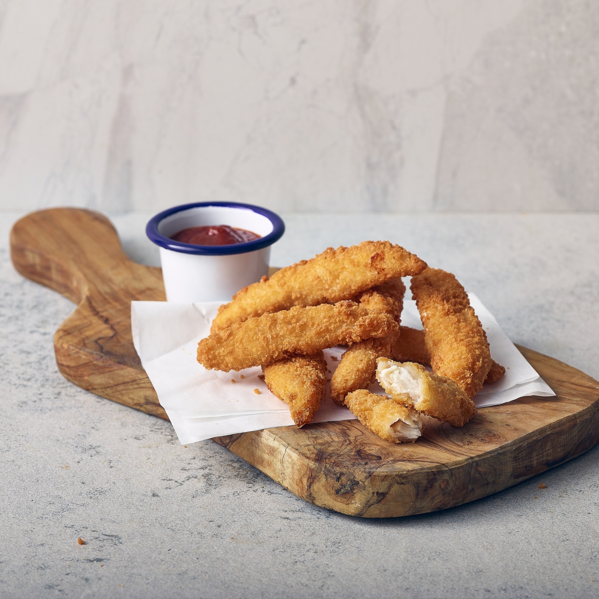 Bulk Buy Fully Cooked Breaded Chicken Strips Wholesale | KFF