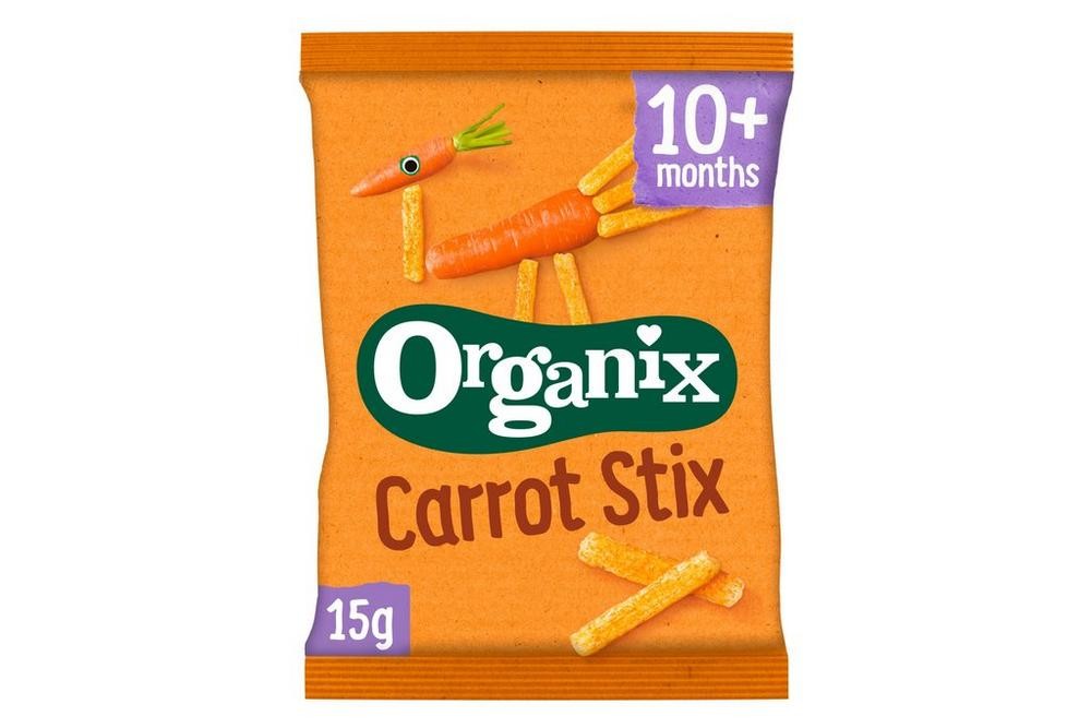 Bulk Buy ORGANIX Carrot Stix Corn Puff Snack Wholesale | KFF