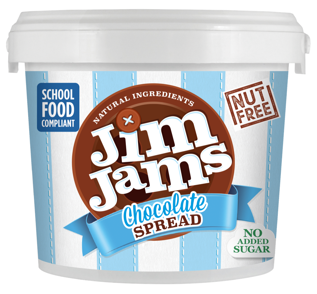 Bulk Buy JIM JAMS No Added Sugar Nut Free Chocolate Spread Wholesale | KFF