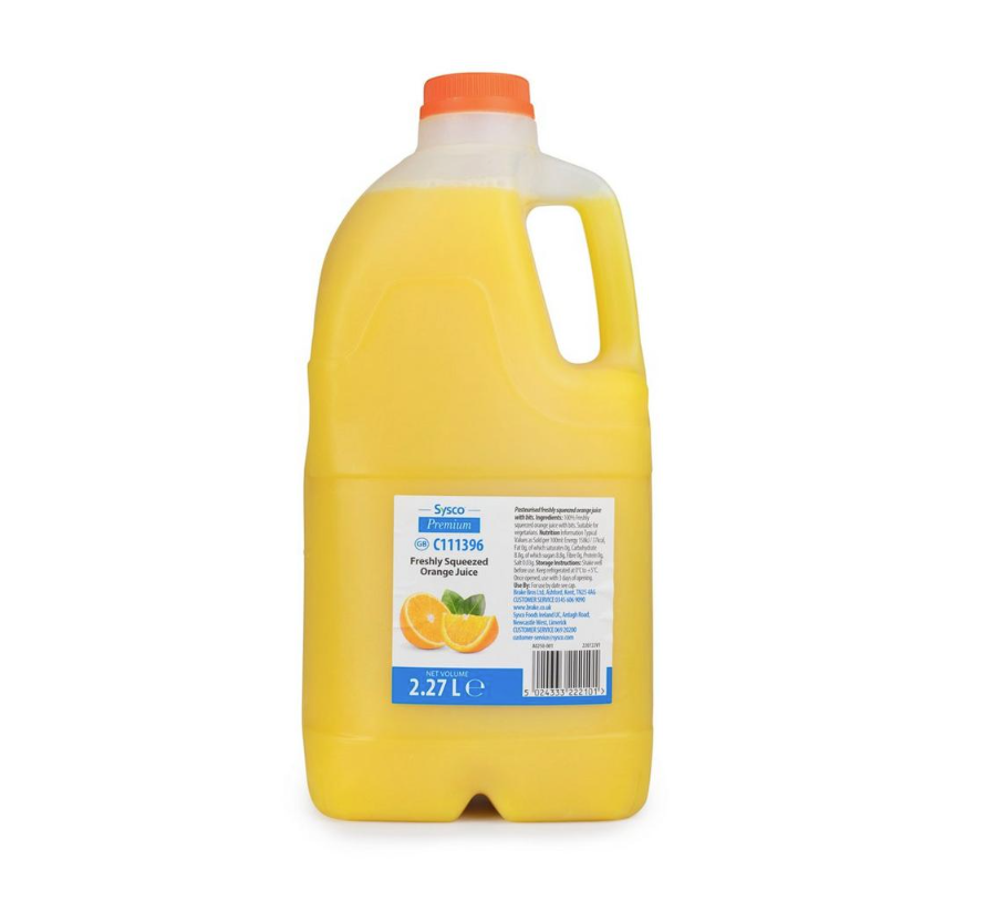 Bulk Buy SYSCO Fresh Orange Juice Wholesale | KFF