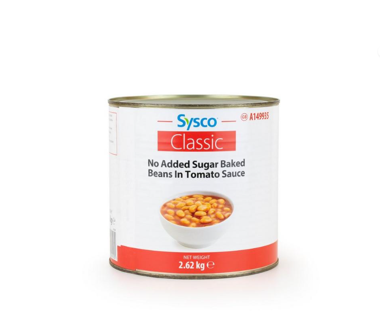 Bulk Buy SYSCO No Added Sugar Baked Beans Wholesale | KFF