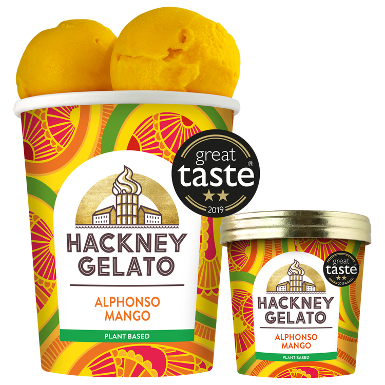 Bulk Buy HACKNEY GELATO Alphonso Mango Sorbetto Wholesale | KFF