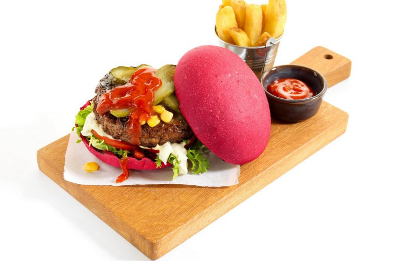 Bulk Buy Fully Baked Beetroot Burger Buns Wholesale | KFF
