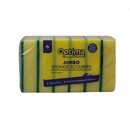 Bulk Buy Catering 6 Sponges Scourers Wholesale | KFF