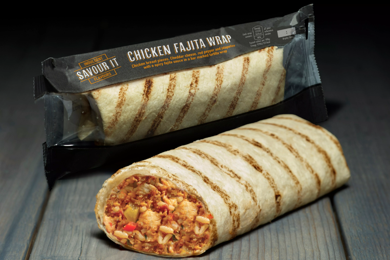 Bulk Buy SAVOUR IT Chicken Fajita Wrap Wholesale | KFF