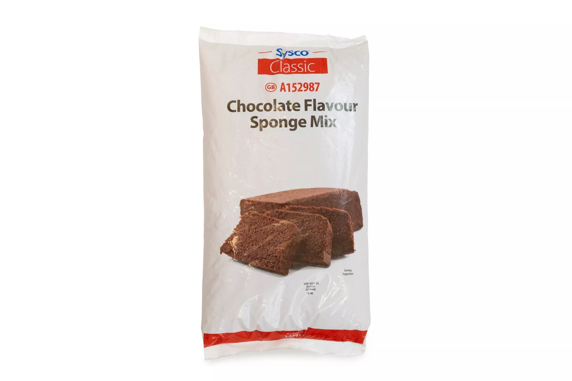Bulk Buy SYSCO CLASSIC Chocolate Flavour Sponge Mix Wholesale | KFF