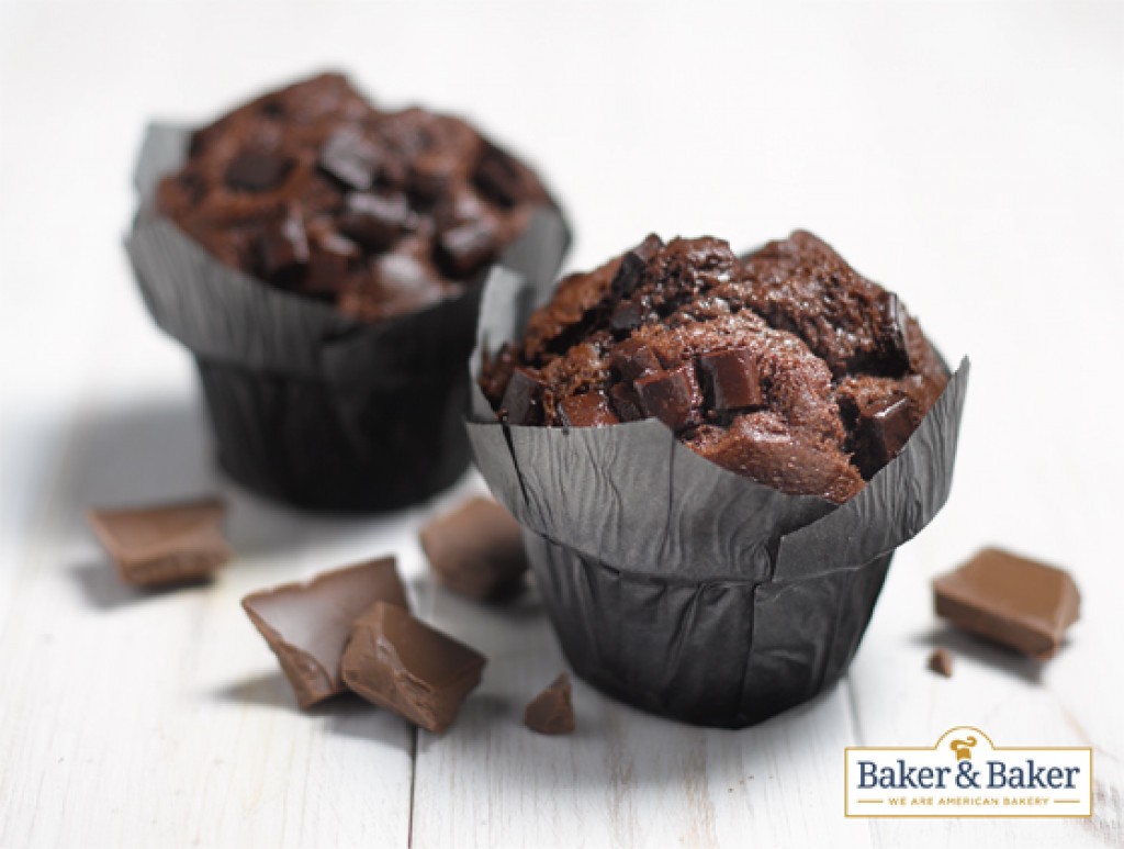 Bulk Buy BAKER & BAKER Double Chocolate Muffins Wholesale | KFF