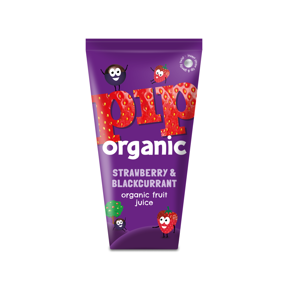 Bulk Buy PIP ORGANIC Strawberry & Blackcurrant Fruit Juice (Wedge ...