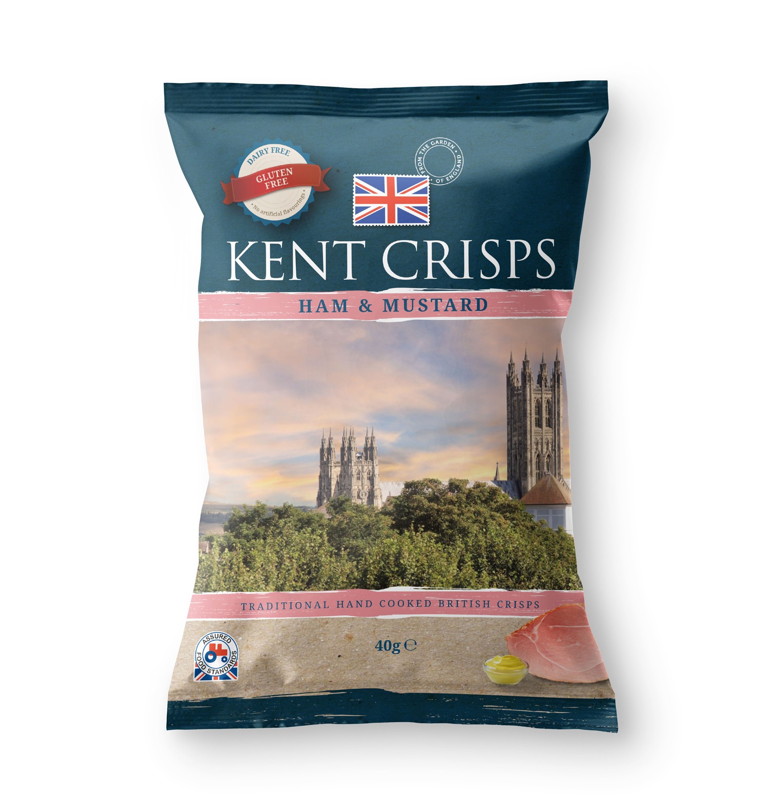 Bulk Buy KENT CRISPS Ham & Mustard Crisps Wholesale | KFF