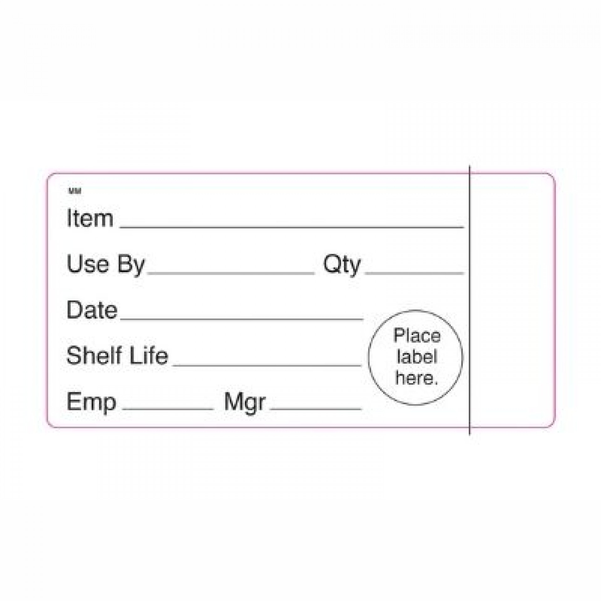 Bulk Buy Removable Shelf Life Labels 4x2" Wholesale | KFF