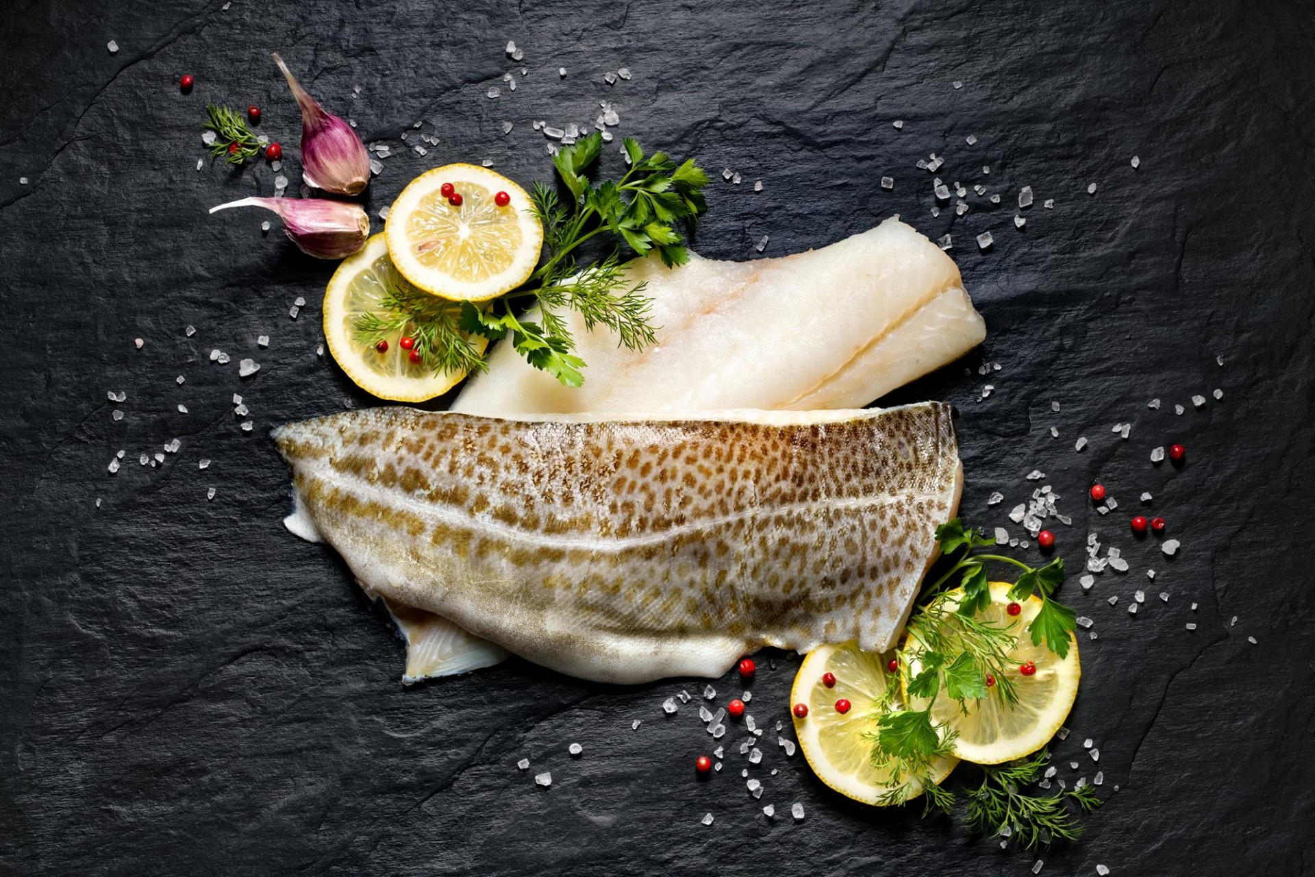 Cod Fillets Skin On, Boneless 170-230g