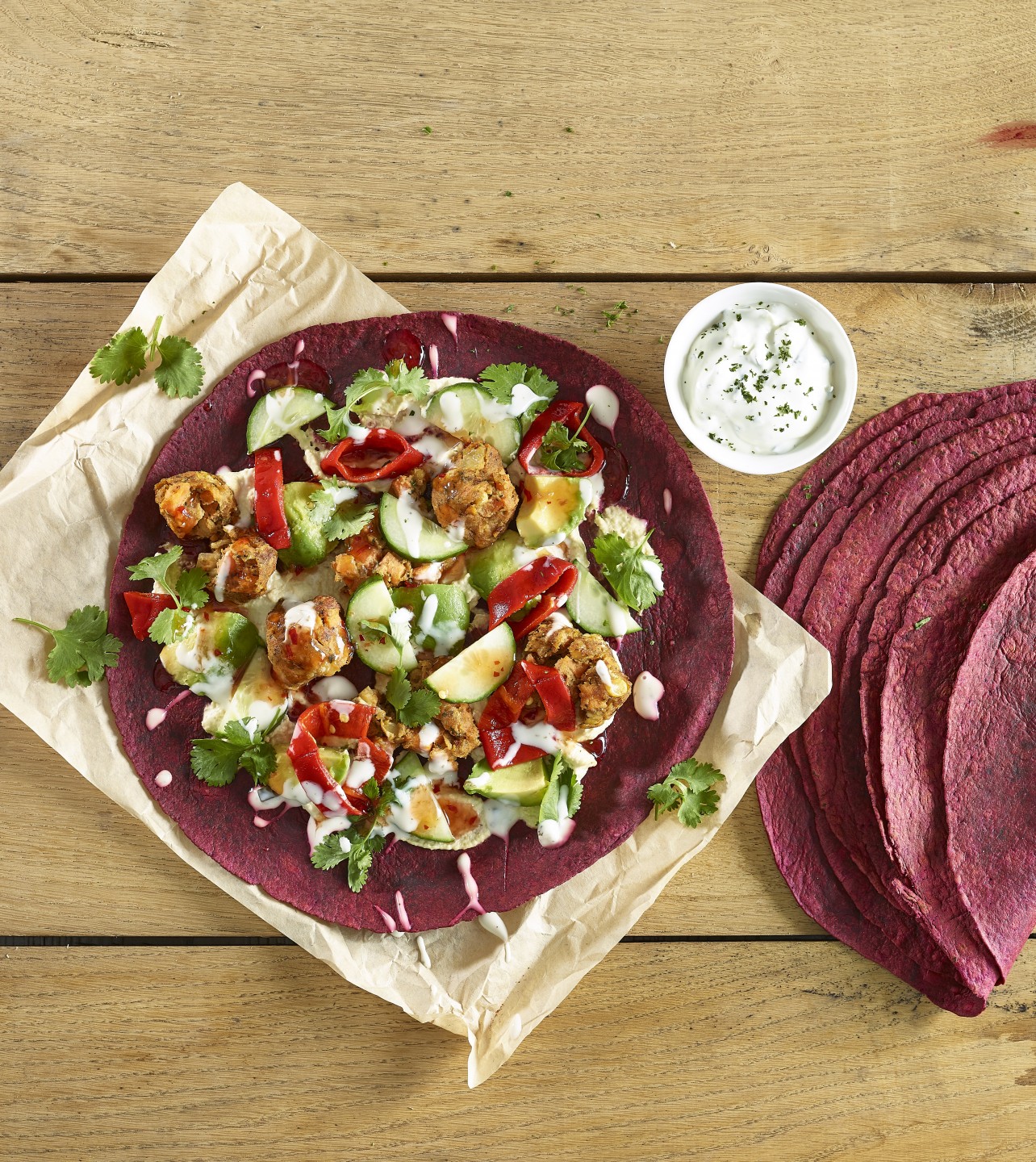 Bulk Buy MISSION 12" Beetroot & Chia Wraps Wholesale | KFF