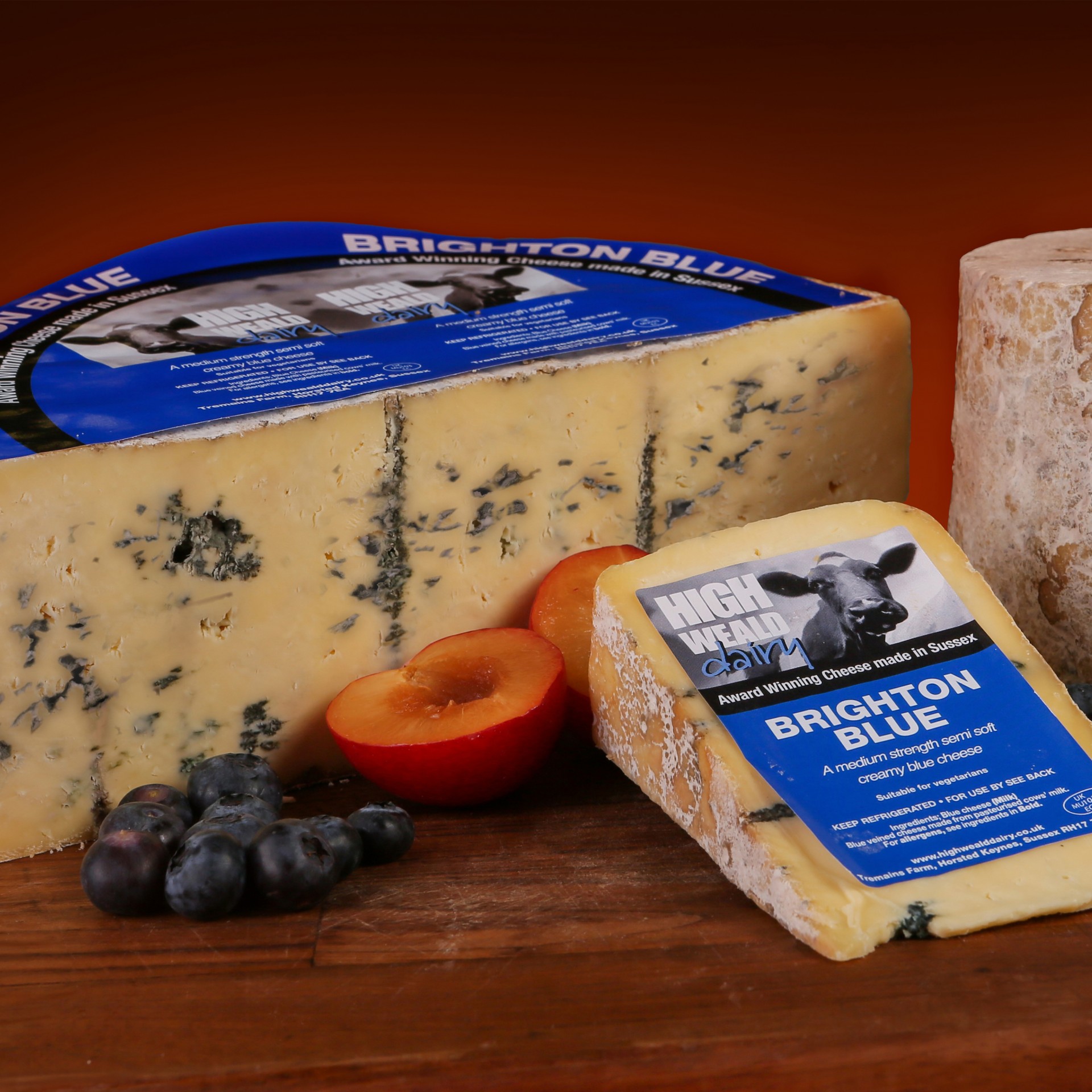 Bulk Buy HIGH WEALD DAIRY Brighton Blue Cheese Wholesale | KFF