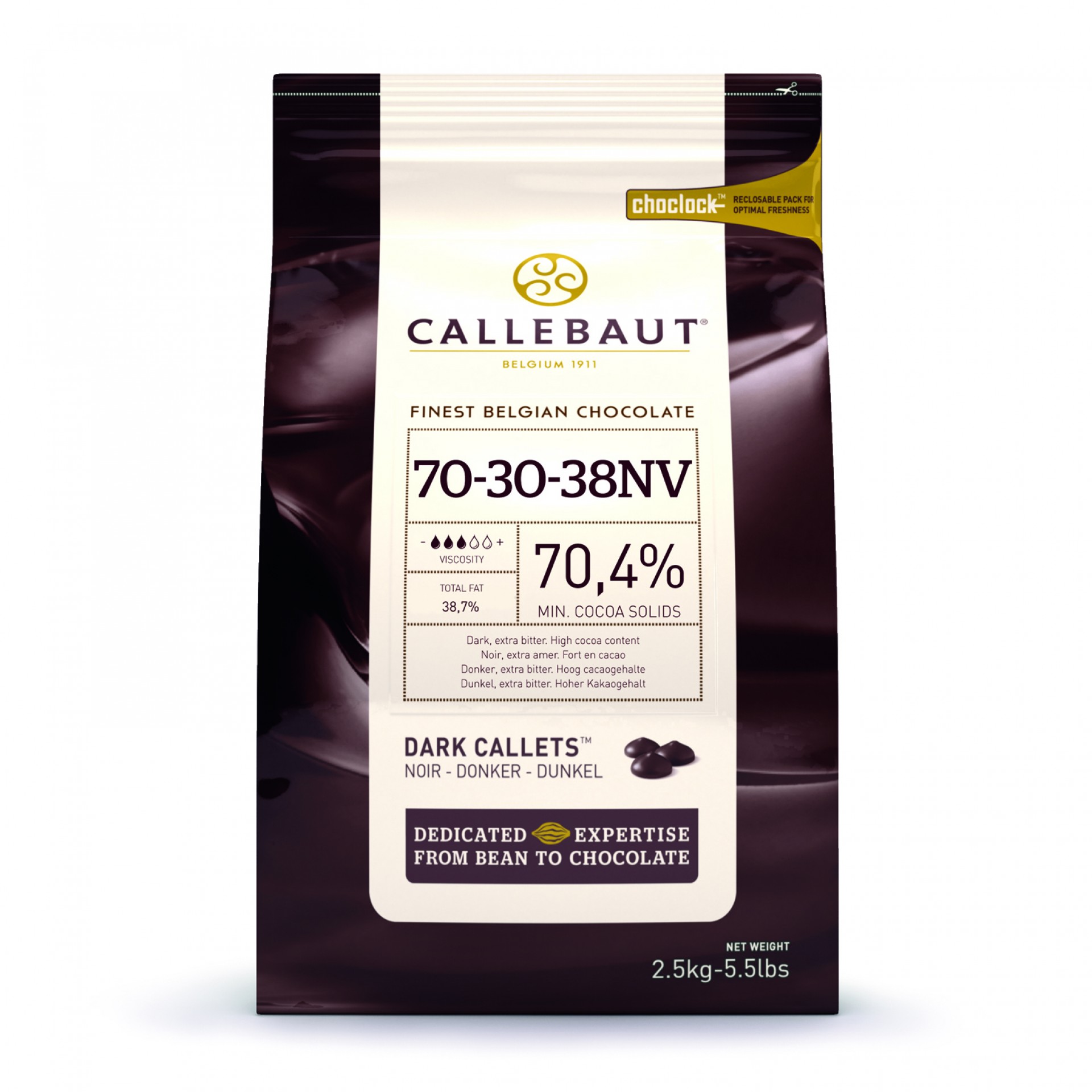 Bulk Buy CALLEBAUT Bitter Chocolate Callets (70% Cocoa) Wholesale | KFF