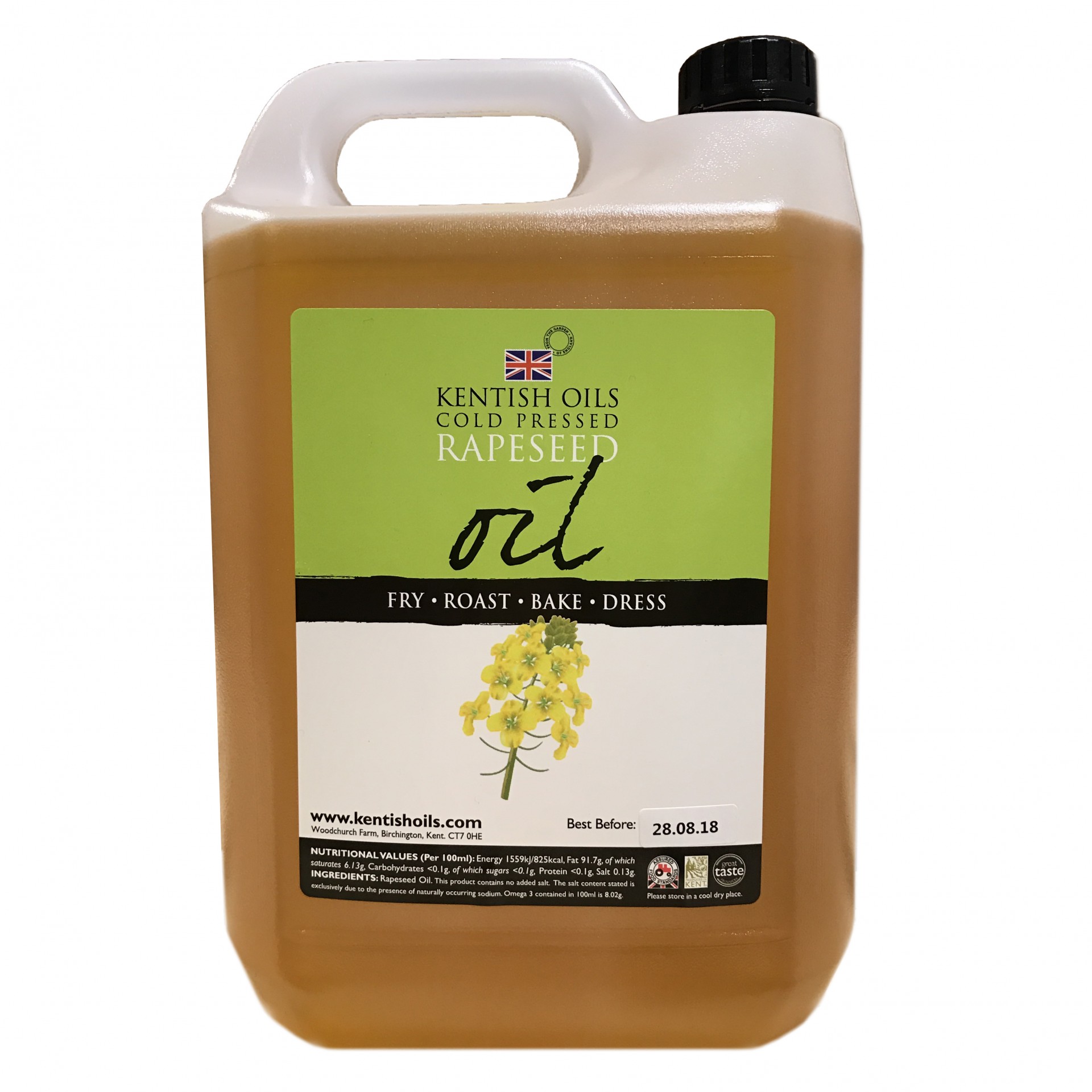 Bulk Buy KENTISH OILS Cold Pressed Rapeseed Oil Wholesale | KFF
