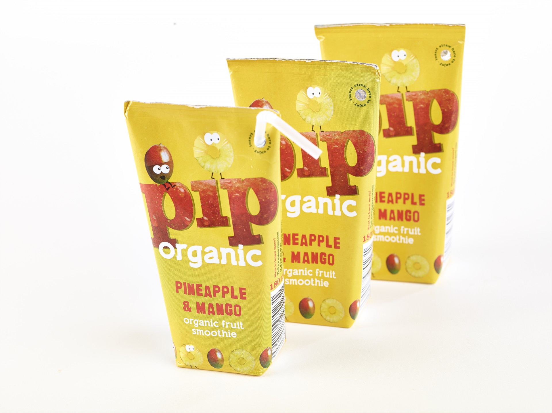 PIP ORGANIC Pineapple & Mango Fruit Smoothie (Wedge)