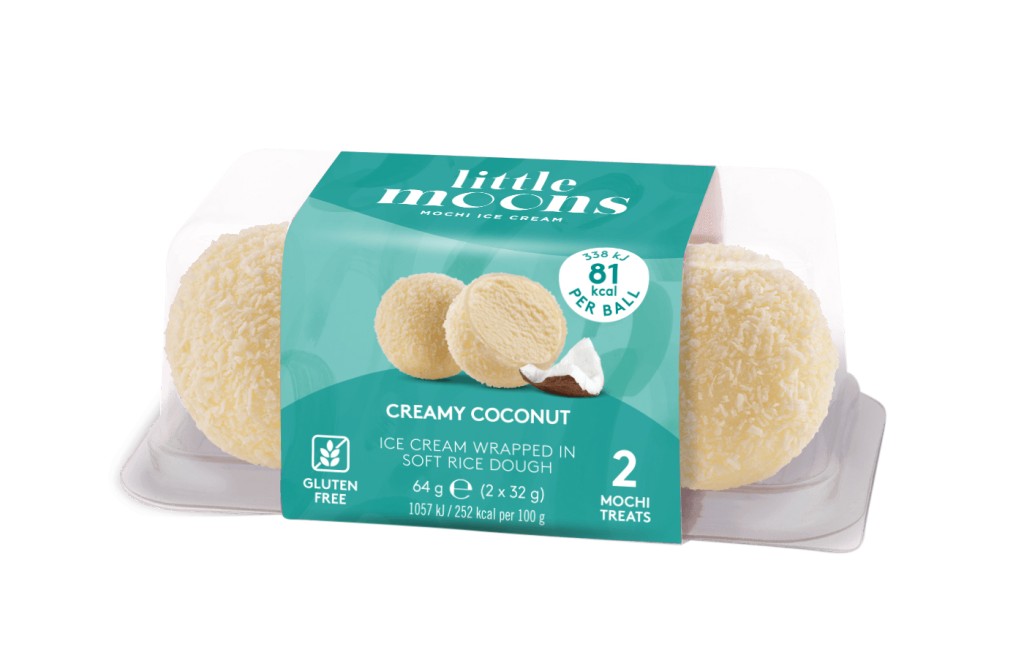 LITTLE MOONS Coconut Ice Cream Mochi