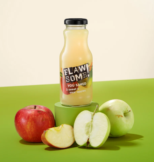 Bulk Buy FLAWSOME! Sweet & Sour Apple Cold-Pressed Juice (Glass Bottle ...