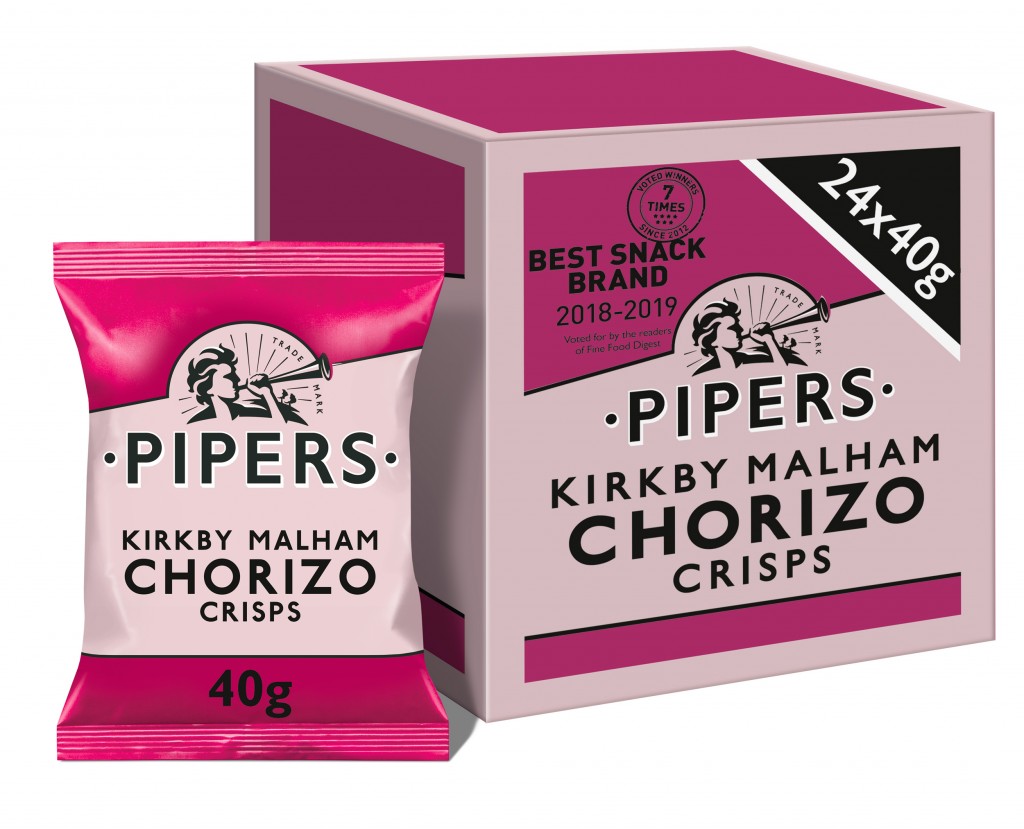 Bulk Buy PIPERS Kirkby Malham Chorizo Crisps Wholesale | KFF